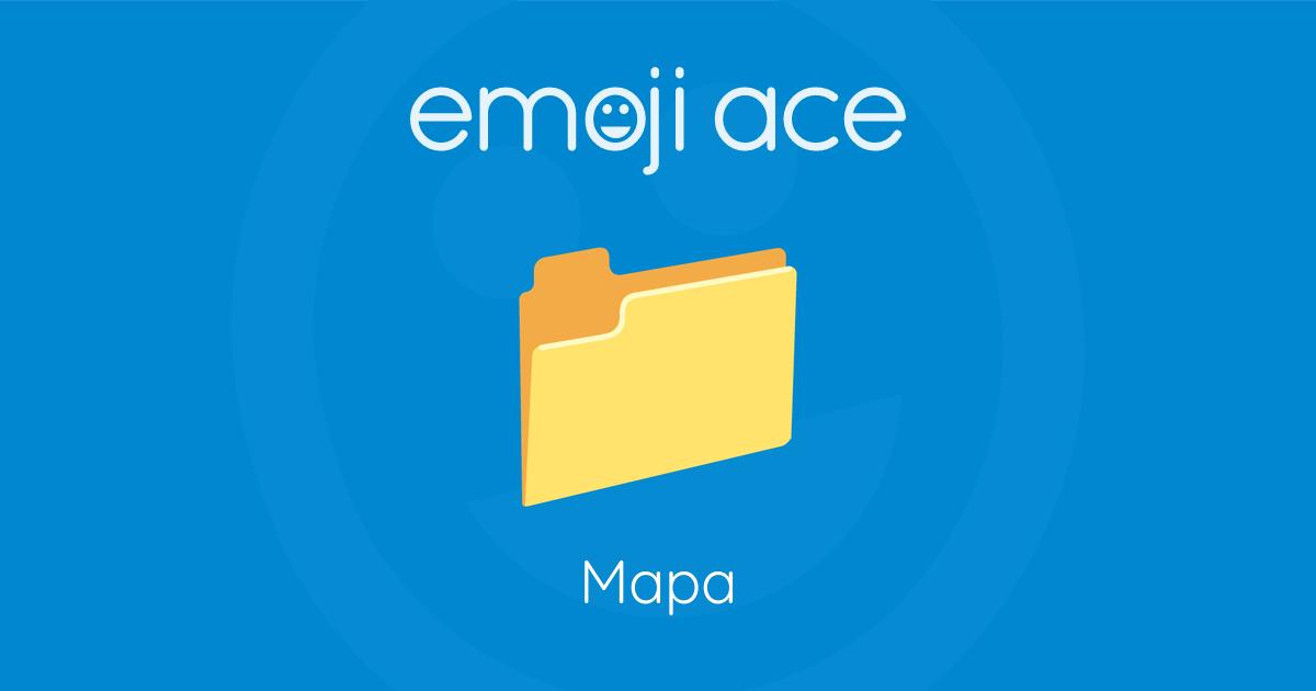 Emoji 📁 Mapa: Značenje i detalji