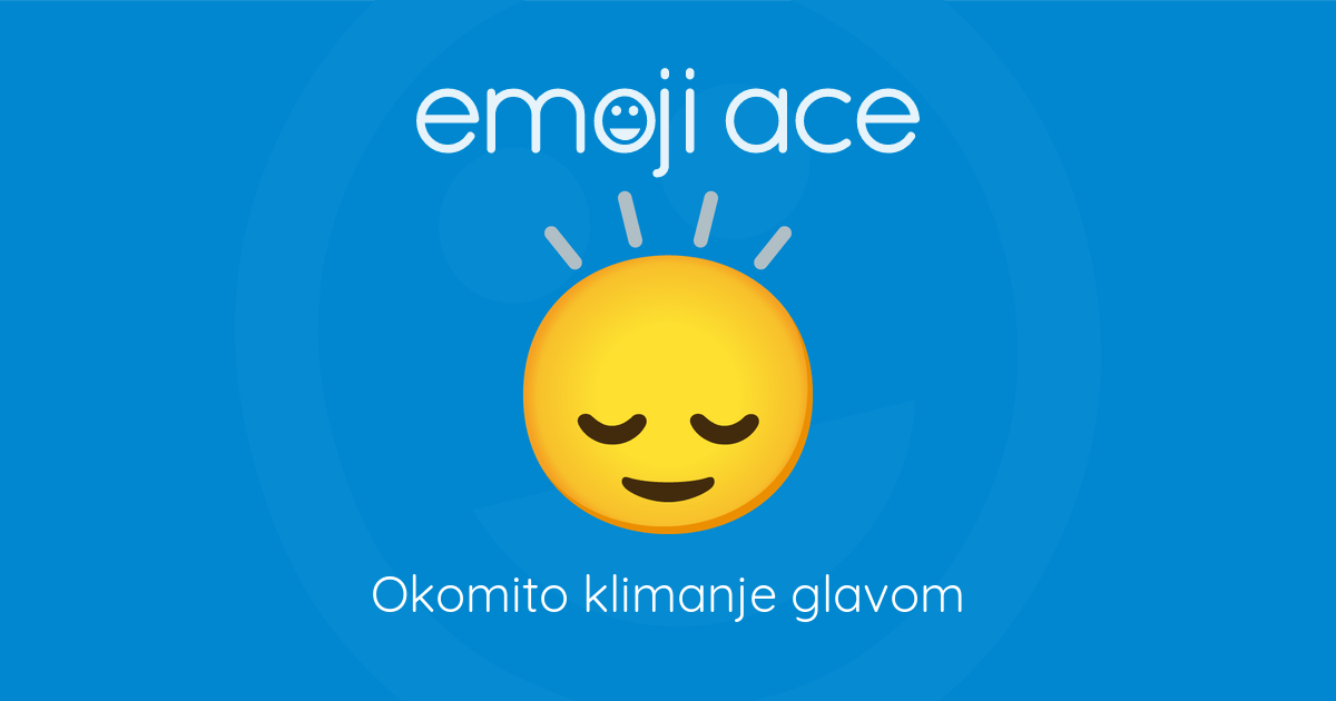 Smajlić 🙂‍↕️ Okomito klimanje glavom: Značenje i detalji