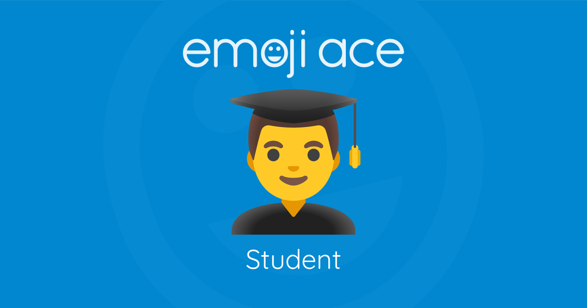 Emoji 👨‍🎓 Student: Značenje i detalji