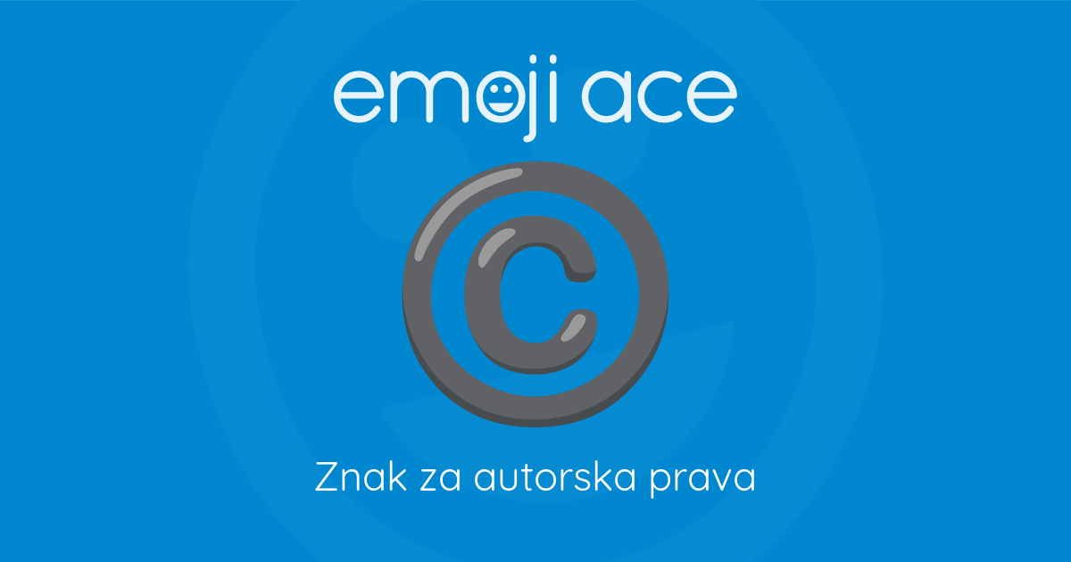 Emoji ©️ Znak za autorska prava: Značenje i detalji